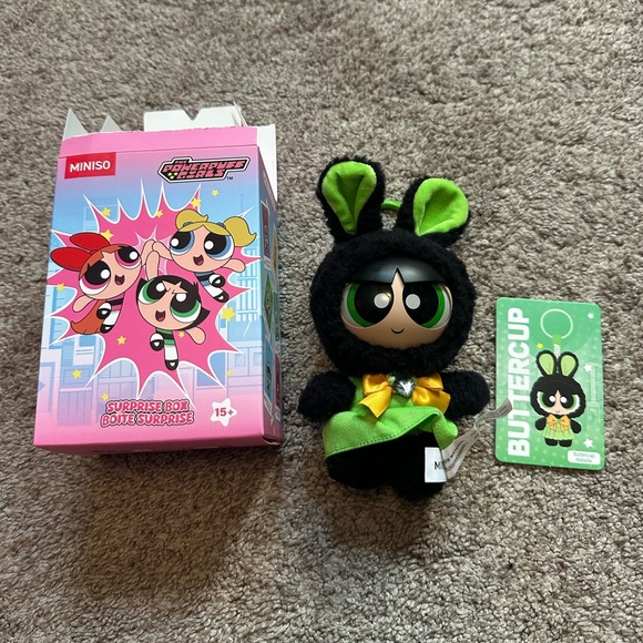 Miniso | Accessories | Miniso Powerpuff Girls Vinyl Plush Keychain ...